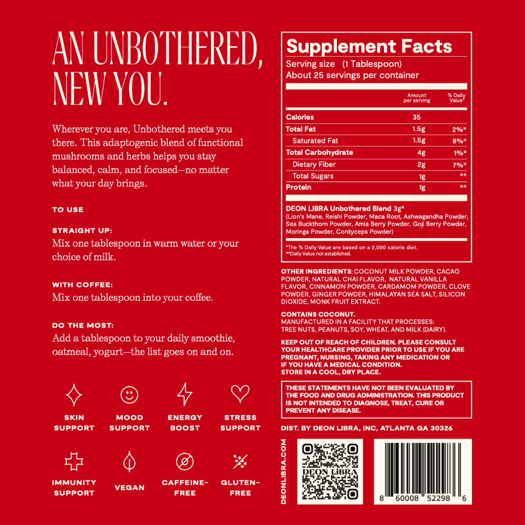 Unbothered Elixir Refill Pouch – DEON LIBRA